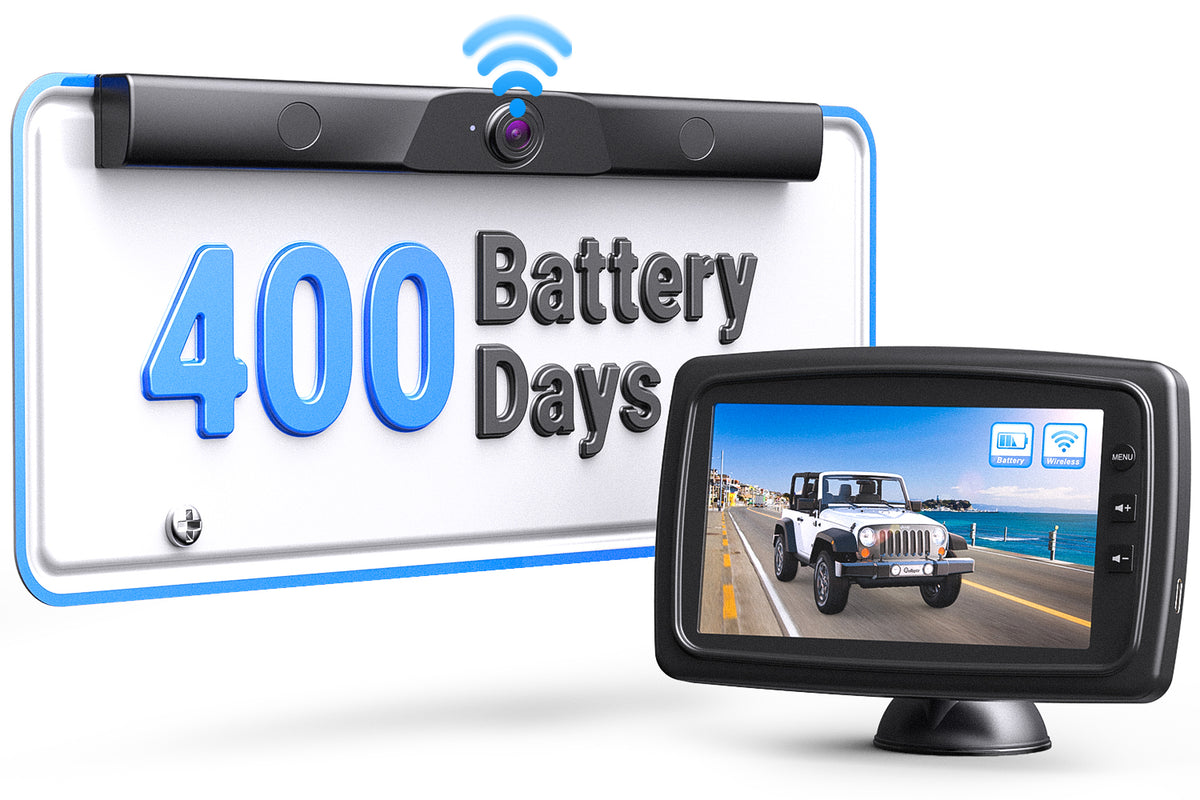 Upgraded Battery Wireless Backup Camera System Kit – eRapta is a ...